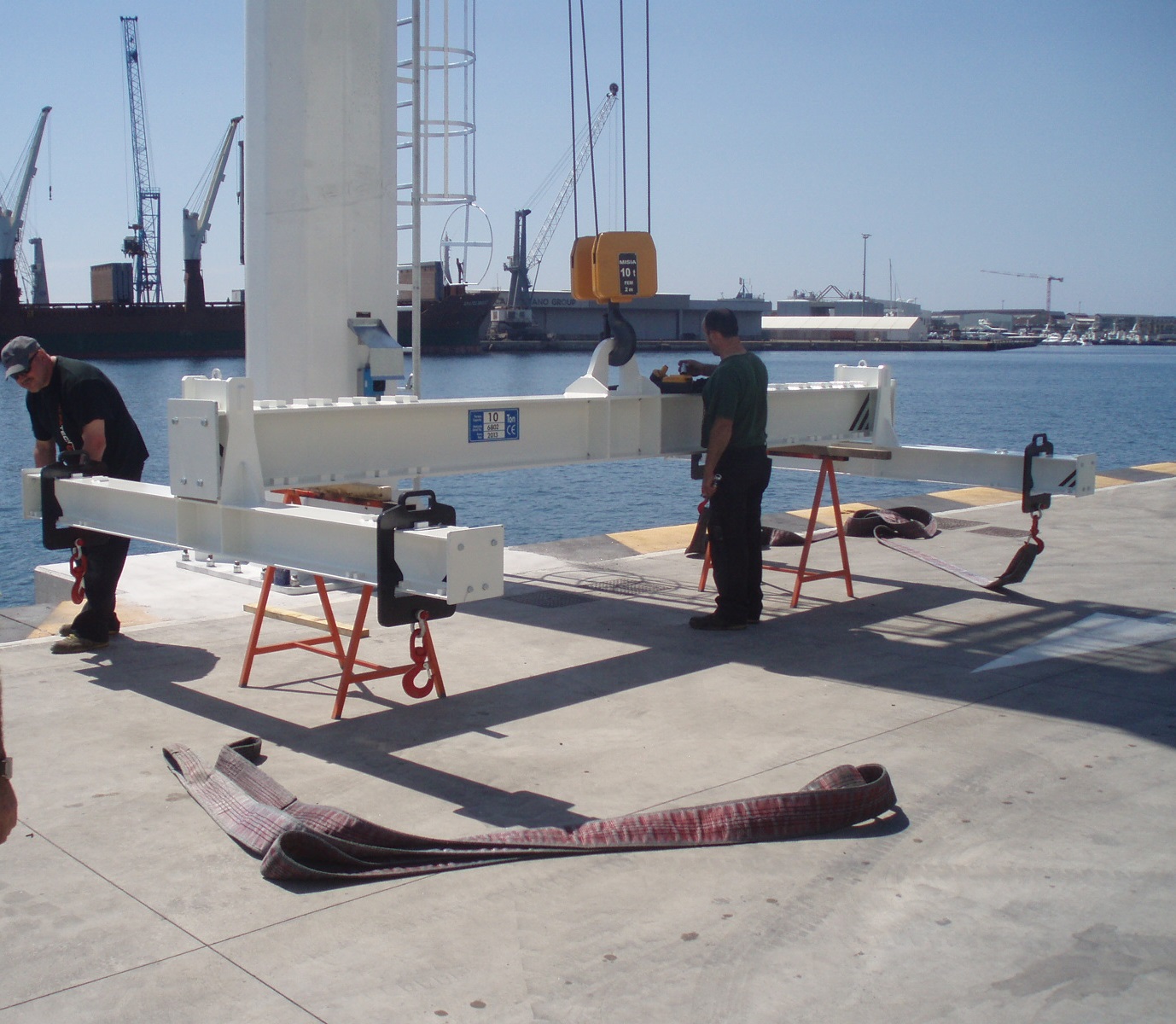 Lifting beams H style adjustable. Spreader Beam Cross X for big bags ...